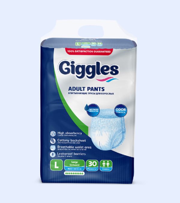 Giggles Adult Pants Large 08Pcs
